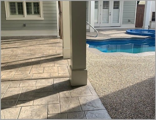 Create Dream Outdoor Spaces With A Natural Stone Concrete Overlay ...