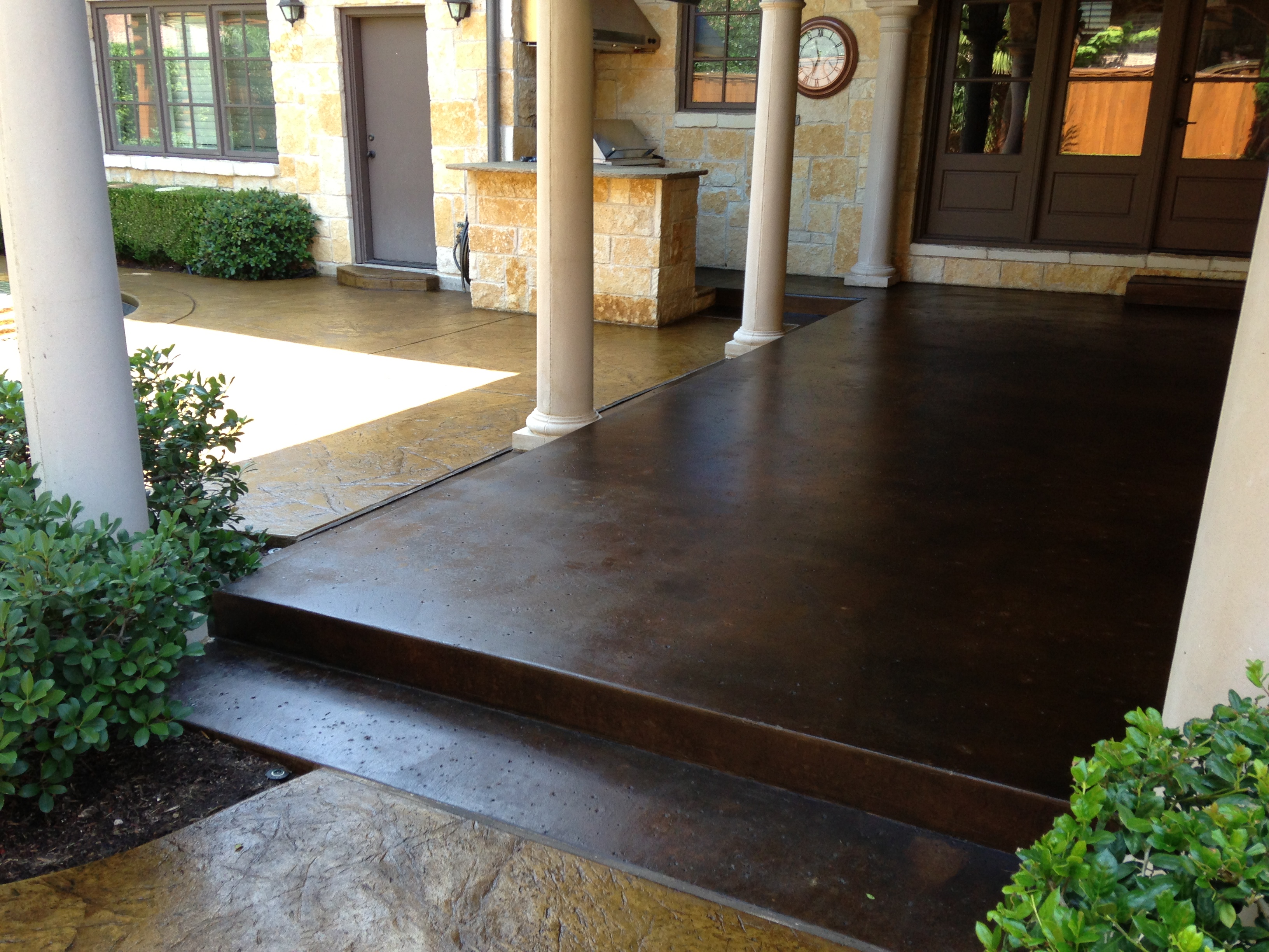 Designing a Unique Walkway with Stained Concrete | Concrete Craft