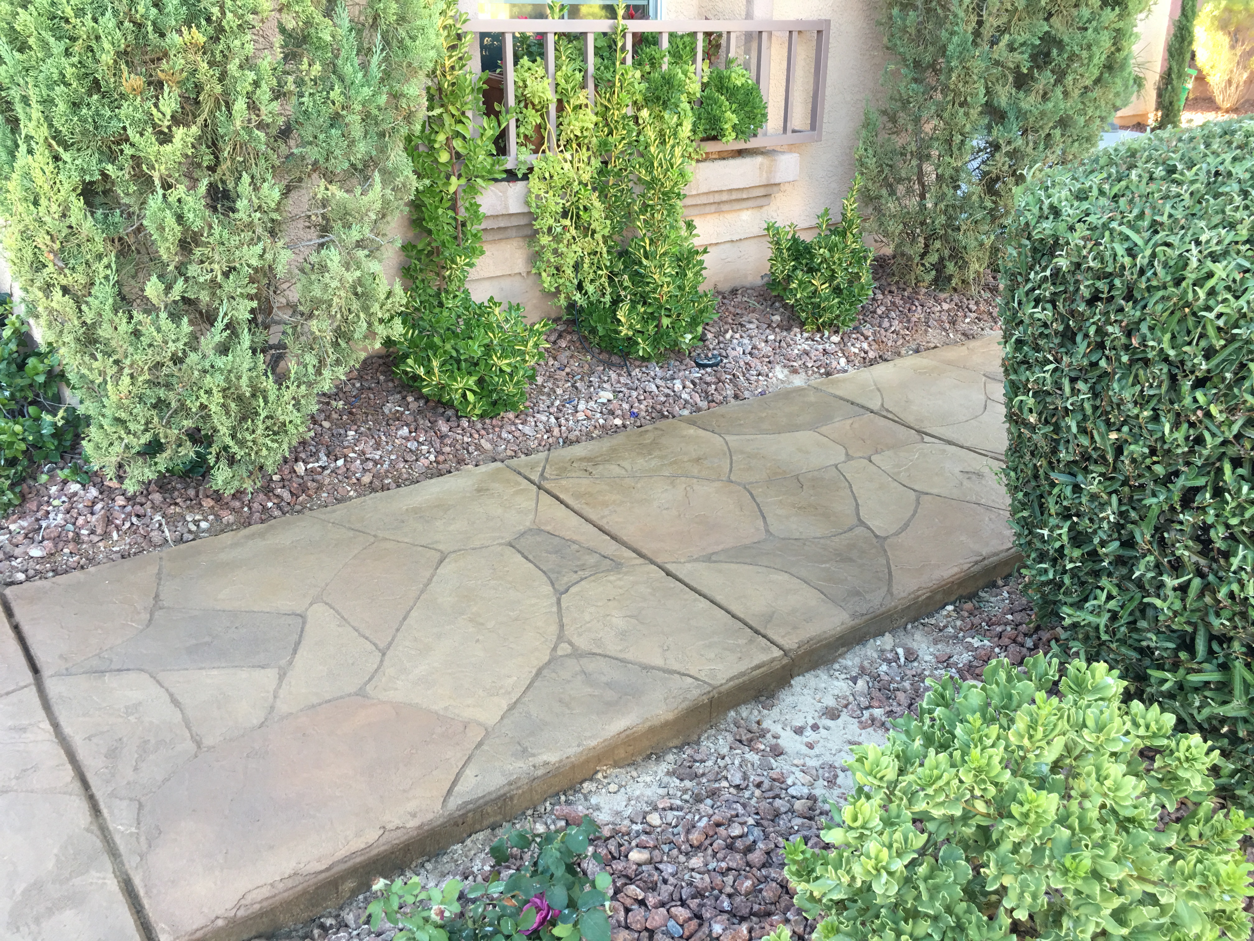 Designing a Unique Walkway with Stained Concrete | Concrete Craft