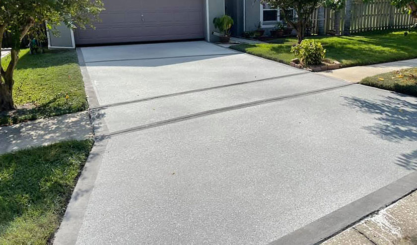 Resurfaced Concrete Driveways | Concrete Craft
