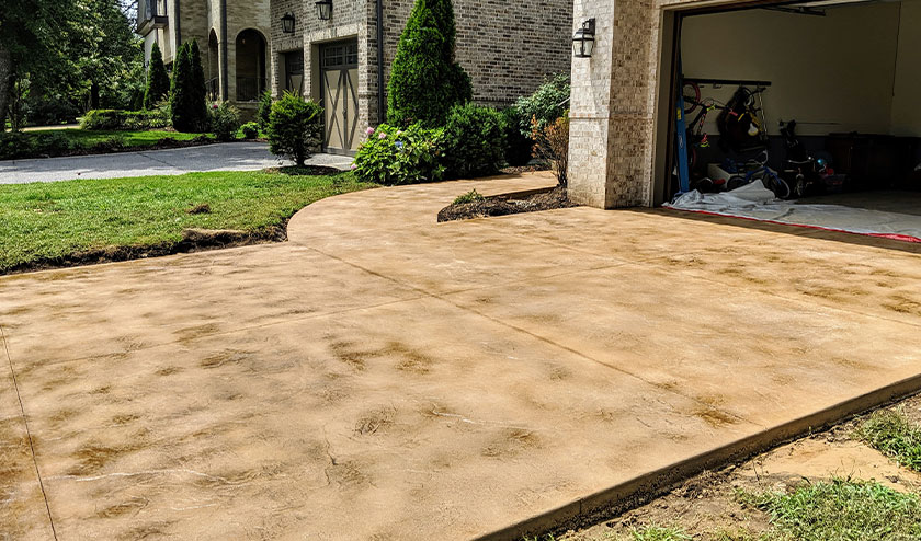 Stamped Concrete Driveways | Concrete Craft